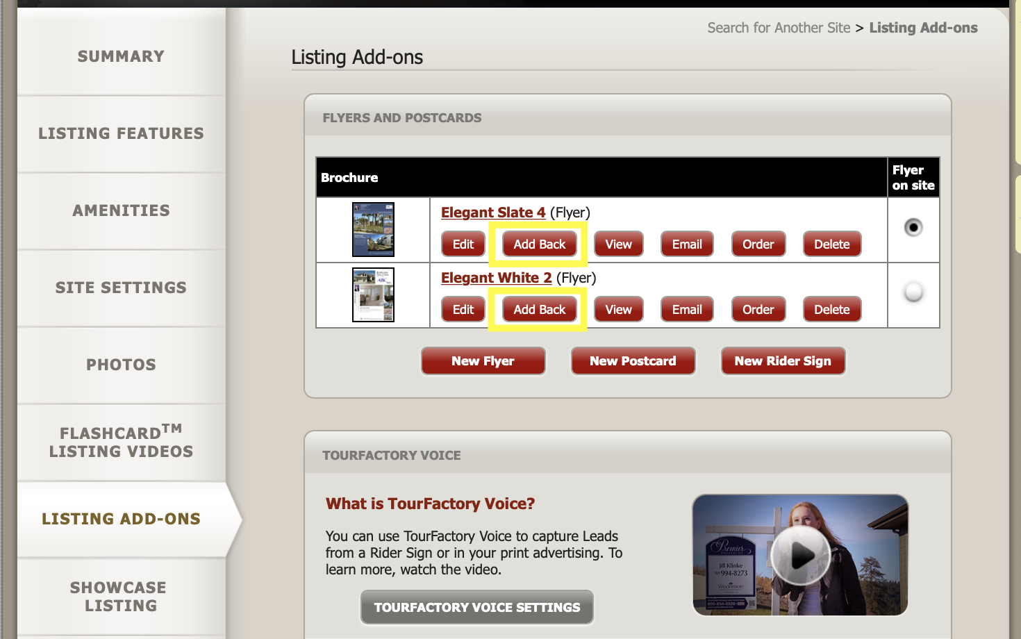 Adding a Flyer Back – Collabra Technology Support