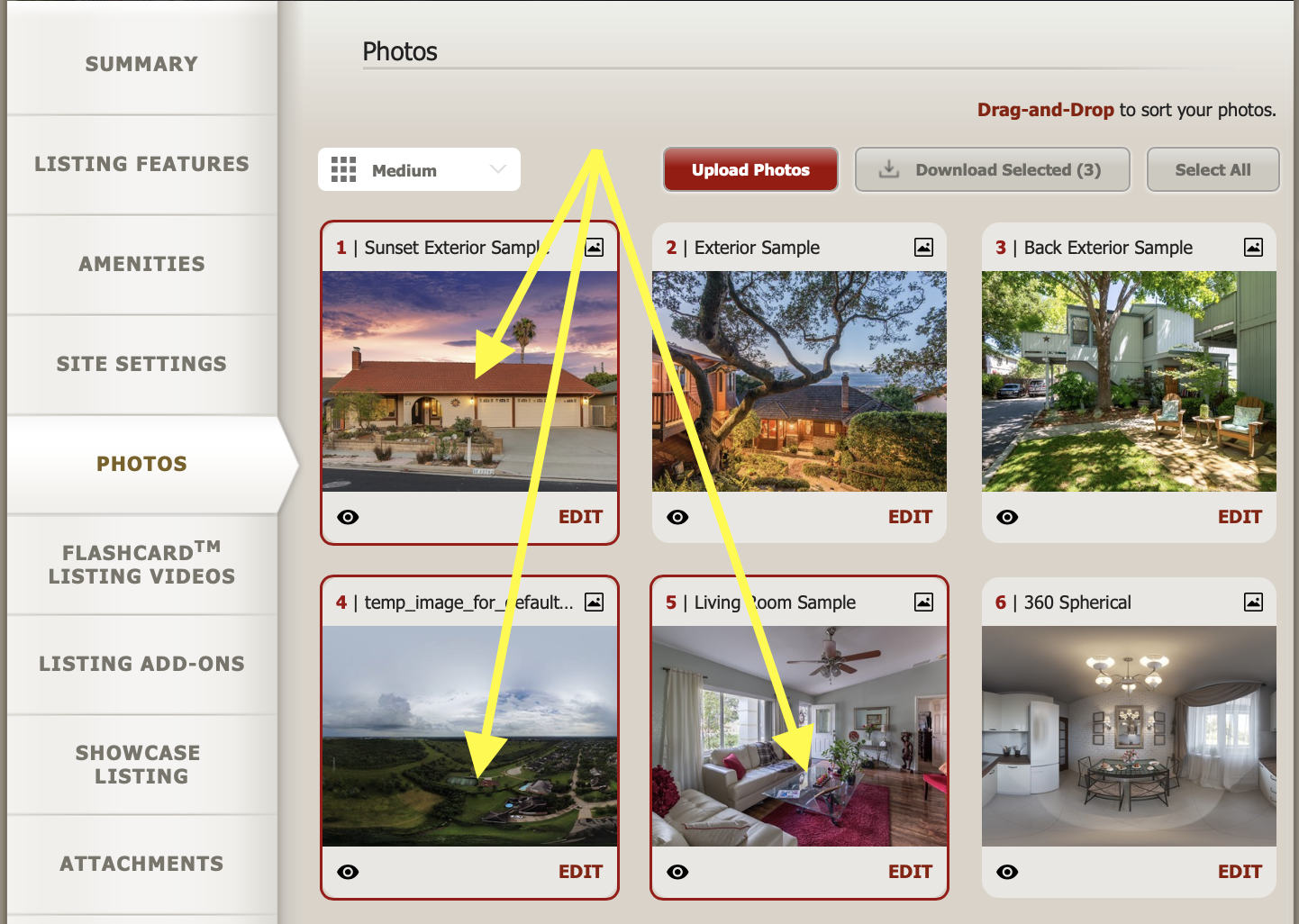Arranging Property Photos Collabra Technology Support